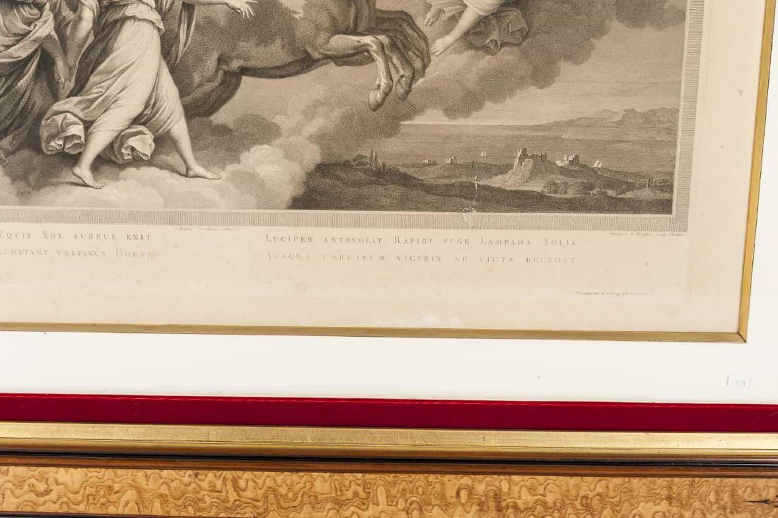 Antique Engraving - Raffaello Sanzio Morghen "Aurora" What is it Worth?