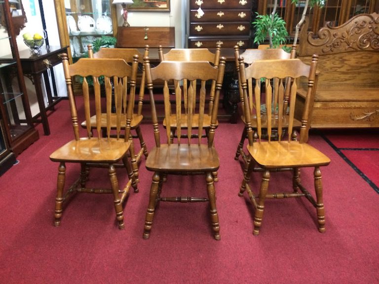 Vintage Dining Chairs, Moosehead Furniture, Set of Six