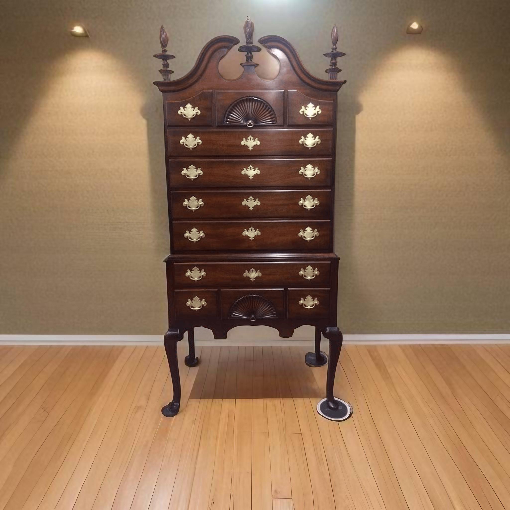 Vintage Highboy Chest, Kindel Furniture