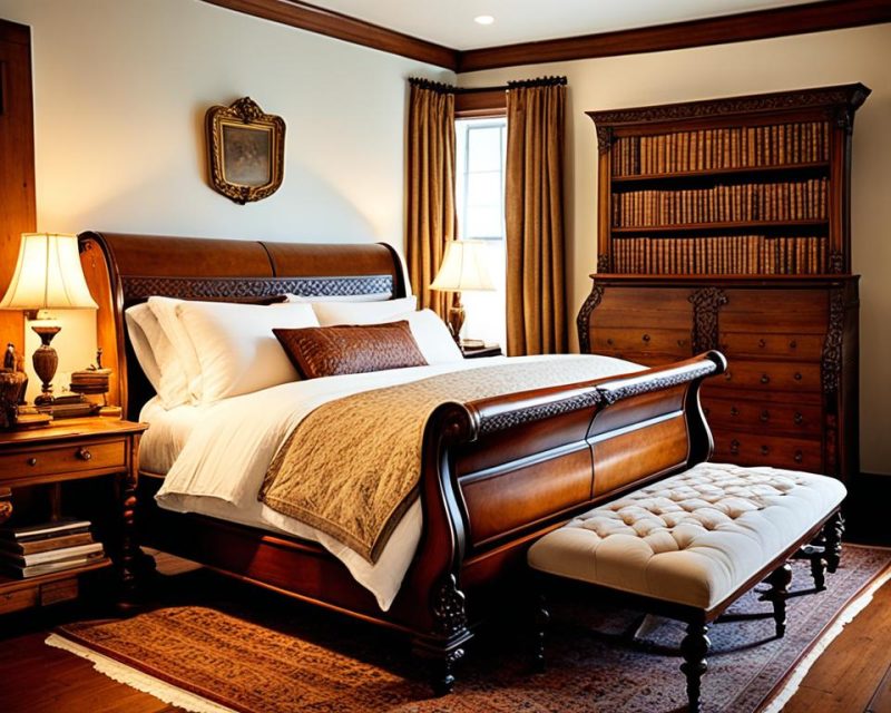 Chic Antique Sleigh Bed Styles & Finds | Shop Now