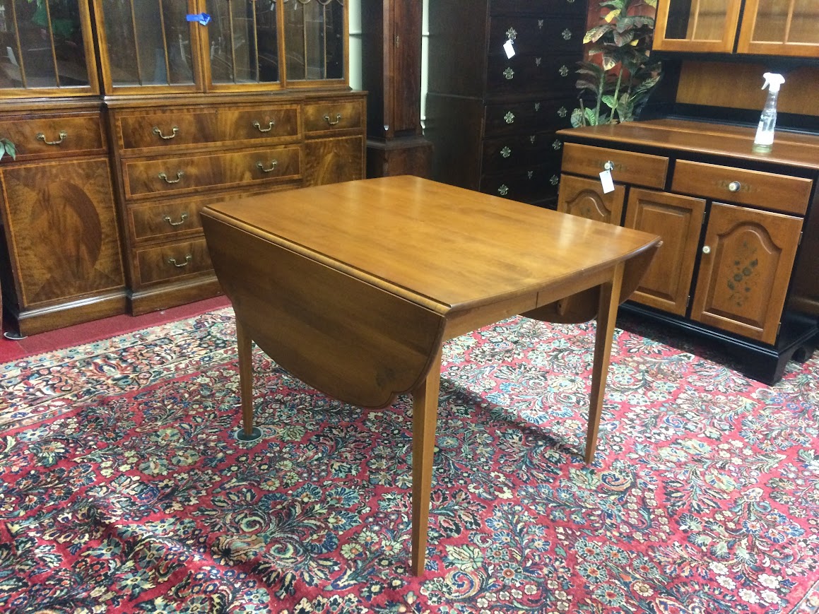 Best Price Vintage Drop Leaf Table, Hitchcock Furniture, Dining Table ...