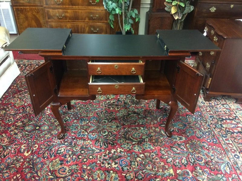 Vintage Flip Top Server, Pennsylvania House Sideboard with Flip Top