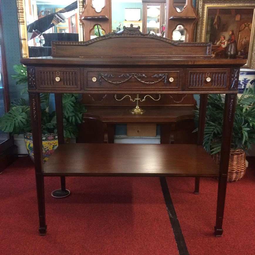 Best Price Antique Federal Revival Server, Mahogany Server Table For Sale